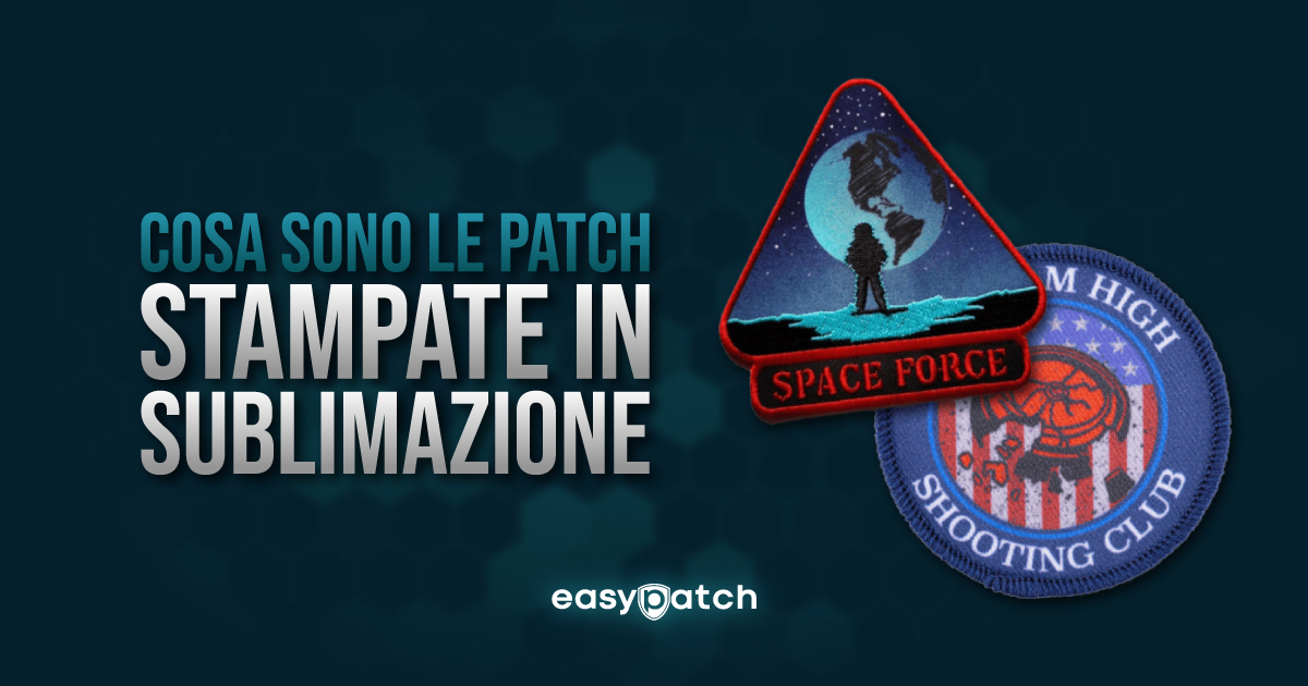 Cosa sono le patch stampate in sublimazione